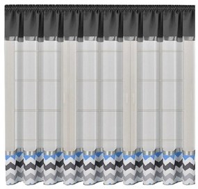 Fliying Hotové kusové záclony - Pavlina modrá 400x160 cm