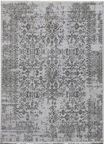 Ručne viazaný kusový koberec Diamond DC-JK 1 silver / black, 275x365, šedá, chodba / predsieň, Diamond Carpets India