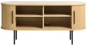 Designový TV stolek Vasiliy 120 cm přírodní dub