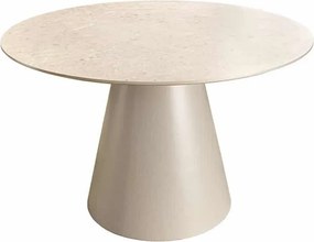 Kulatý jídelní stůl Belinda 120 cm šedý