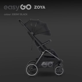 Hluboká vanička pro dětský kočárek EasyGo Zoya Ebony Black