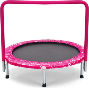 Costway Φ92 cm dětská trampolína mini trampolína s rukojetí skládací trampolína