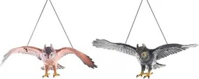 ORION Sova na gumě / Figurka ptáka / Plast / 38 cm / od 3 let