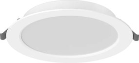 Mexen LDRR, LED stropní svítidlo na zapuštění, průměr 12 cm 17 cm, 12W, neutrální - 4000K, 1320 lm, bílá - L210-017-1240-20