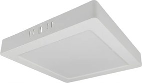 ECOLIGHT Stropní svítidlo, přisazené LED stropní svítidlo, 18W, 4000K, bílé, do obývacího pokoje