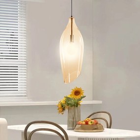 Toolight - Moderní skleněná stropní lampa E27 60W APP892-1CP, černá-zlatá, OSW-05693