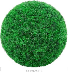 Umělé buxus koule 2 ks 52 cm 315482