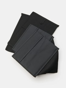 Sinsay - Skládací organizéry do skříně 2 pack - černá