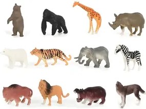 RAPPA Figurky divoká zvířata mix / 12 ks / 5-8 cm