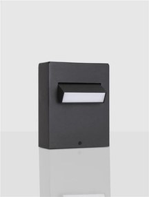 NV 9020925 Venkovní sloupkové svítidlo ZELDA černý hliník a akrylový difuzor proti oslnění LED 6W 3000K 100-240V IP65 - NOVA LUCE