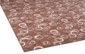 ITC Metrážový koberec Drops 43 BARVA: Hnědá, ŠÍŘKA: 4 m
