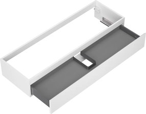 Mexen Orio, koupelnová skříňka pod umyvadlo 140 cm, 1 zásuvka, bílá matná, 91A10-14023-1-BF01
