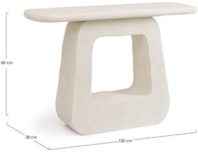 BIZZOTTO Konzolový stolek ALBIN bílý 120x38 cm 0747215