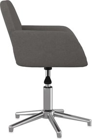 vidaXL Otočné jídelní židle 2 ks textil [3103031] Barva: Tmavě zelená
