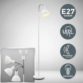 Stojací lampa 1xE27/25W/230V bílá