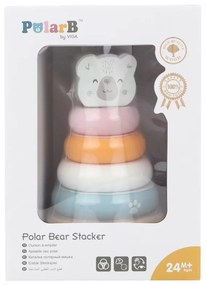 Dřevěné kroužky lední medvěd
