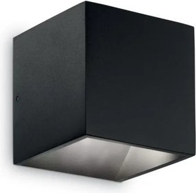 ILUX 142302 LED Venkovní nástěnné svítidlo Ideal Lux Rubik AP1 nero 142302 černé 4000K - IDEALLUX