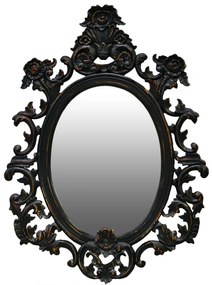 Bramble Furniture Zrcadlo Queen Charlotte, černá patina