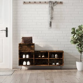 Botník 102X36X60 Cm Kompozitní Dřevo - Kouřový dub
