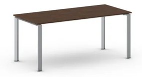Jednací stůl INFINITY se šedostříbrnou podnoží 1800 x 900 x 750 mm, ořech