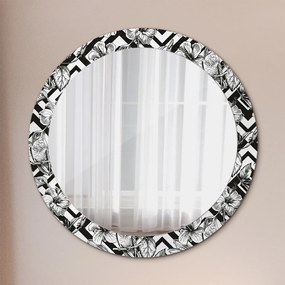 Kulaté dekorativní zrcadlo Kolibřík fi 80 cm