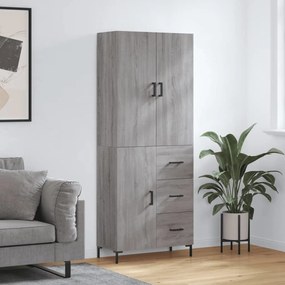 vidaXL Skříň highboard 69,5 x 34 x 180 cm kompozitní dřevo [3195899] Barva: Bílá