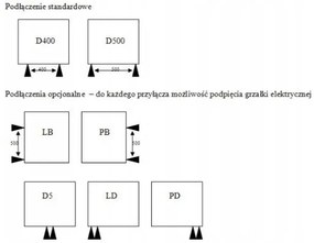 Regnis Kreon, topné těleso 550x1500 mm, 630W, černá, KR150/55/PD/BLACK