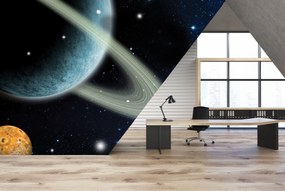 Malvis ® Tapeta Planeta s prstencem Vel. (šířka x výška): 432 x 290 cm