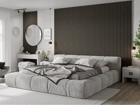Mexen Lam-F, akustické stěnové lamely 275 × 30 cm, plstěný podklad 8 mm, technická dýha, dub onyxový, S105-275307-3015-010