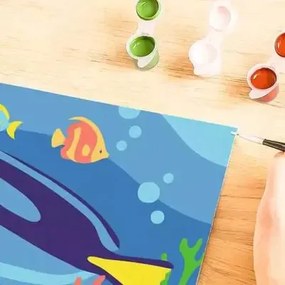 Ravensburger 120232544 CreArt Barevná rybka Dory (se třpytivými kamínk