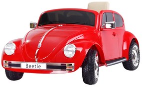 HračkyZaDobréKačky Elektrické autíčko Volkswagen Brouk Beetle červené