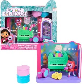 SPIN MASTER Gabby's Dollhouse Herní kulisa Groovy Music Room / s figur