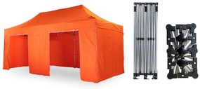 Nůžkový párty stan 3x6 m TENTino SMALL HEXAGON Barva opláštění: 6A - ORANŽOVÁ