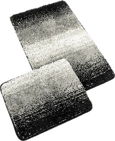 BANYSILVER sada - bez výkroje Černá,Šedá 425/001 - 60x100 cm, 60x50 cm (SADA)