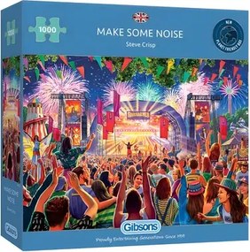 GIBSONS Puzzle Udělejte nějaký hluk / 1000 dílků / 68 × 49 cm