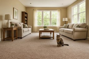Condor Carpets, Metrážový koberec Prestige 94, na míru, šíře 4m, hnědá, ab (mřížka), dětský pokoj