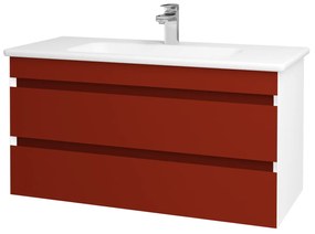 Dřevojas Koupelnová skříň MAJESTY SZZ2 100 Varianta: L01 Bílá vysoký lesk / IND Individual