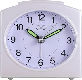 JVD Ručkový netikajicí tichý bílý budík JVD SRP8603.3