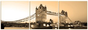 Obraz na plátně - Tower Bridge - panoráma 530FB (150x50 cm)