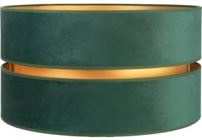 Duolla - Stínidlo univerzální DUO E27 pr. 40 cm zelená/zlatá 83556