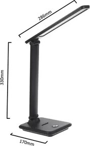 MCE614B černá / Stolní LED lampička / 9W