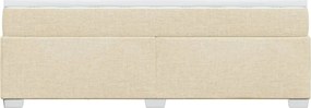 vidaXL Box spring postel s matrací 140x200 cm textil [3285137] Barva: světle šedá