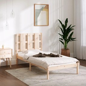 vidaXL Rám postele masivní dřevo 90 x 190 cm Single [3105568] Barva: Přírodní