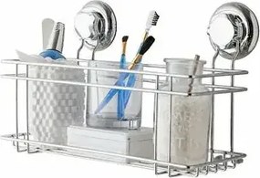 Compactor Bestlock Polička do koupelny s přísavkami chrom / bez vrtání