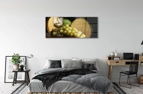 akrylový obraz Sklenice hroznového sudu 120x60 cm