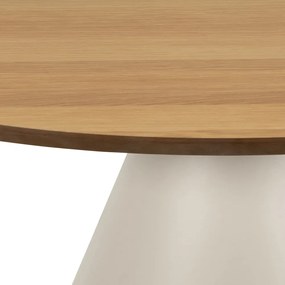 Konferenční stolek Soli 85 cm šedý/dub přírodní