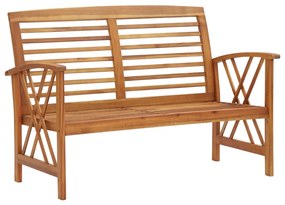 Zahradní lavice 119 cm masivní akáciové dřevo 310269