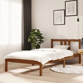 vidaXL Rám postele masivní dřevo 90 x 200 cm [814870] Barva: medová hnědá