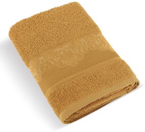 Bellatex froté ručník ORCHIDEA, hořčicová, 50x100cm