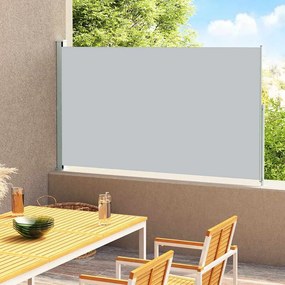 Zatahovací boční markýza 200 x 314 cm šedá 313413